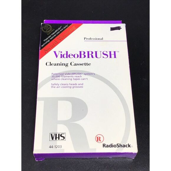 Unknown | Media | Radio Shack Video Brush 4423 Vhs And Svhs Cleaning ...
